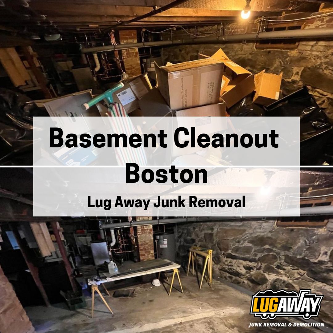 Basement Cleanout Services in Boston | Lug Away