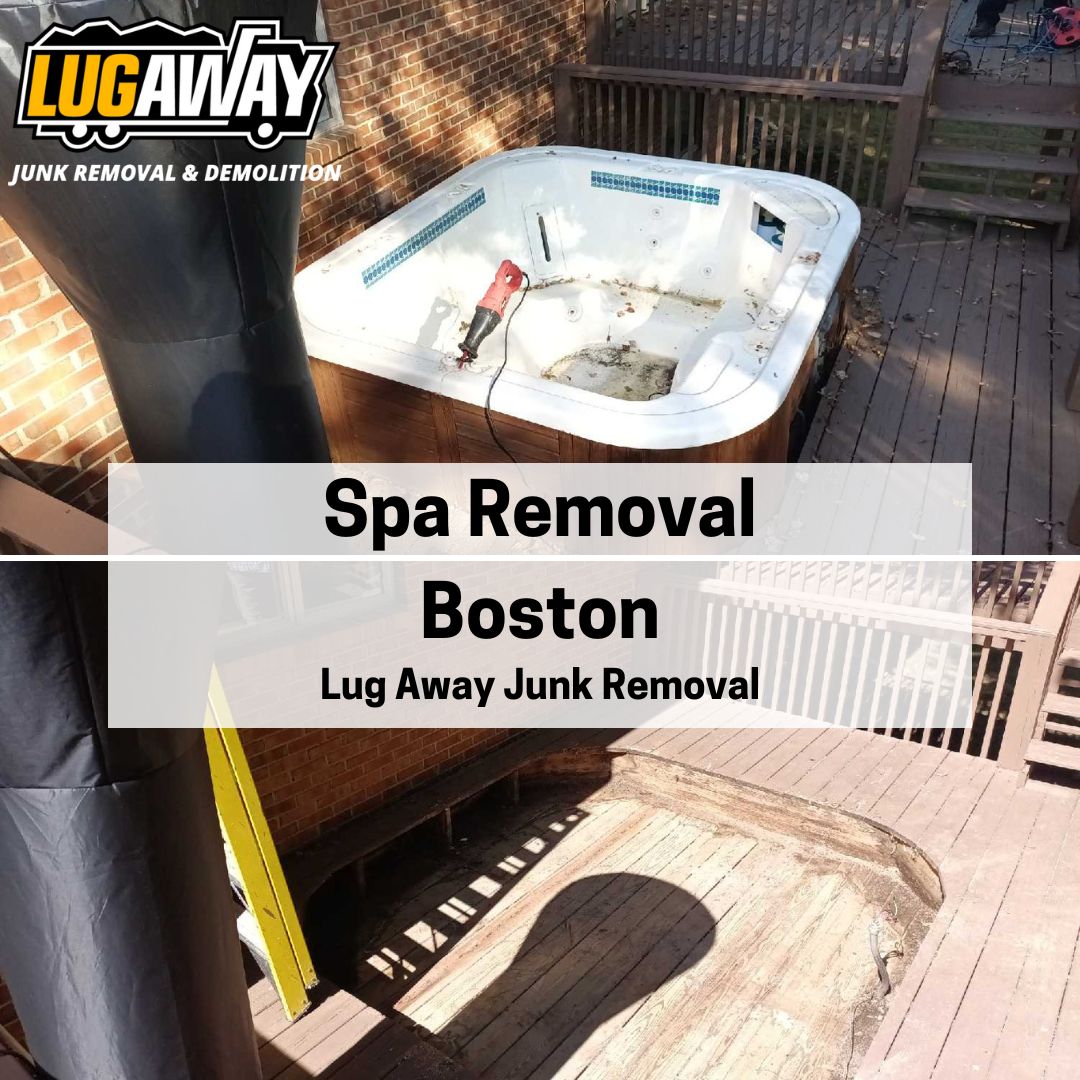 Spa Removal Services in Boston | Lug Away